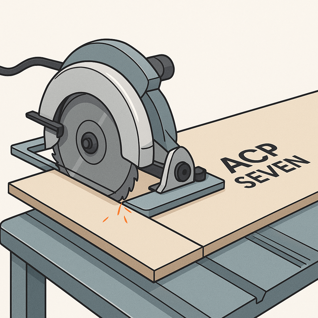 Panduan Lengkap Fabrikasi ACP SEVEN: Cutting, Routing, dan Bending